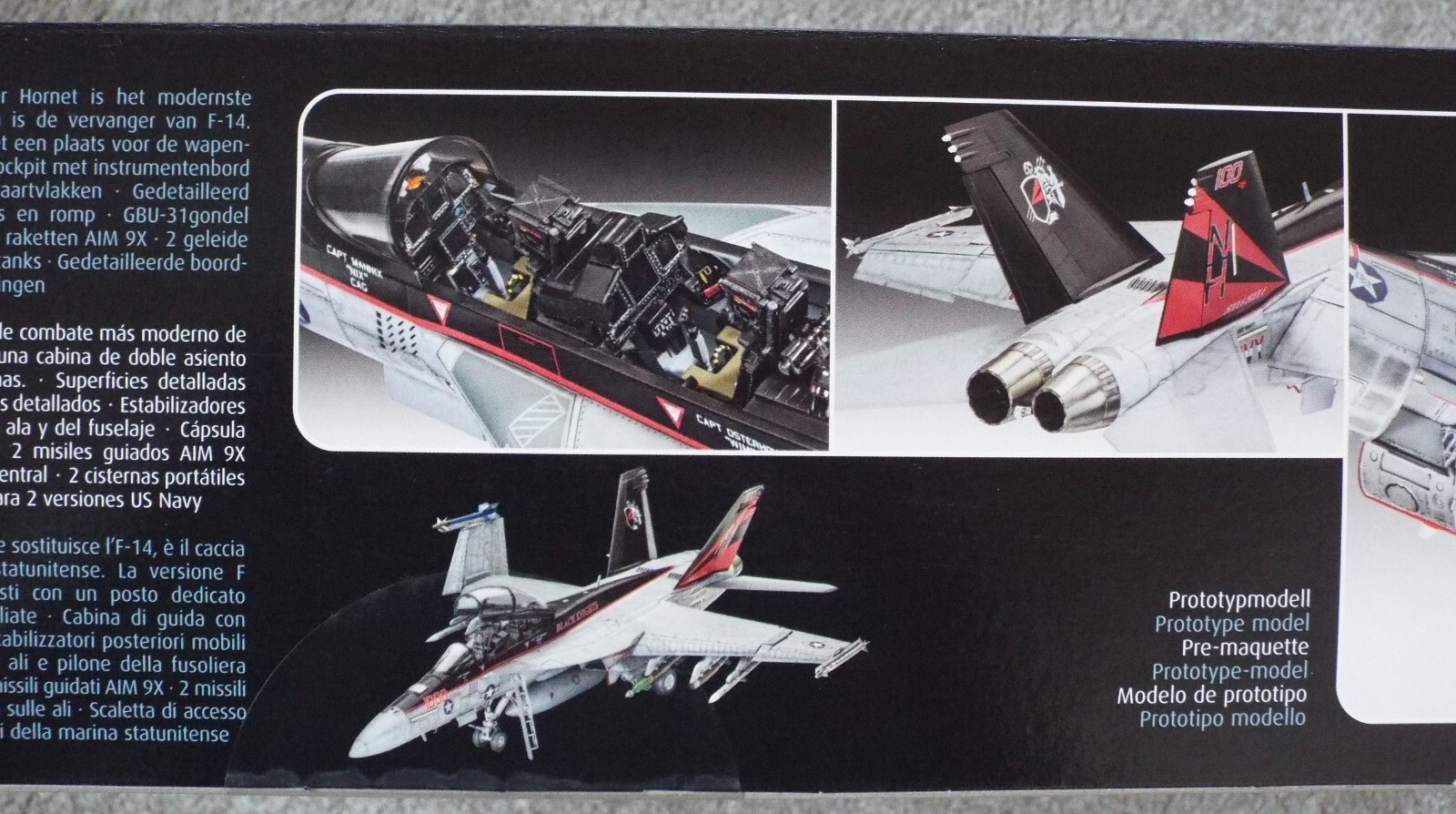 1/32 F/A-18F Super Hornet “Twin Seater” Revell #03847 Factory Sealed ...