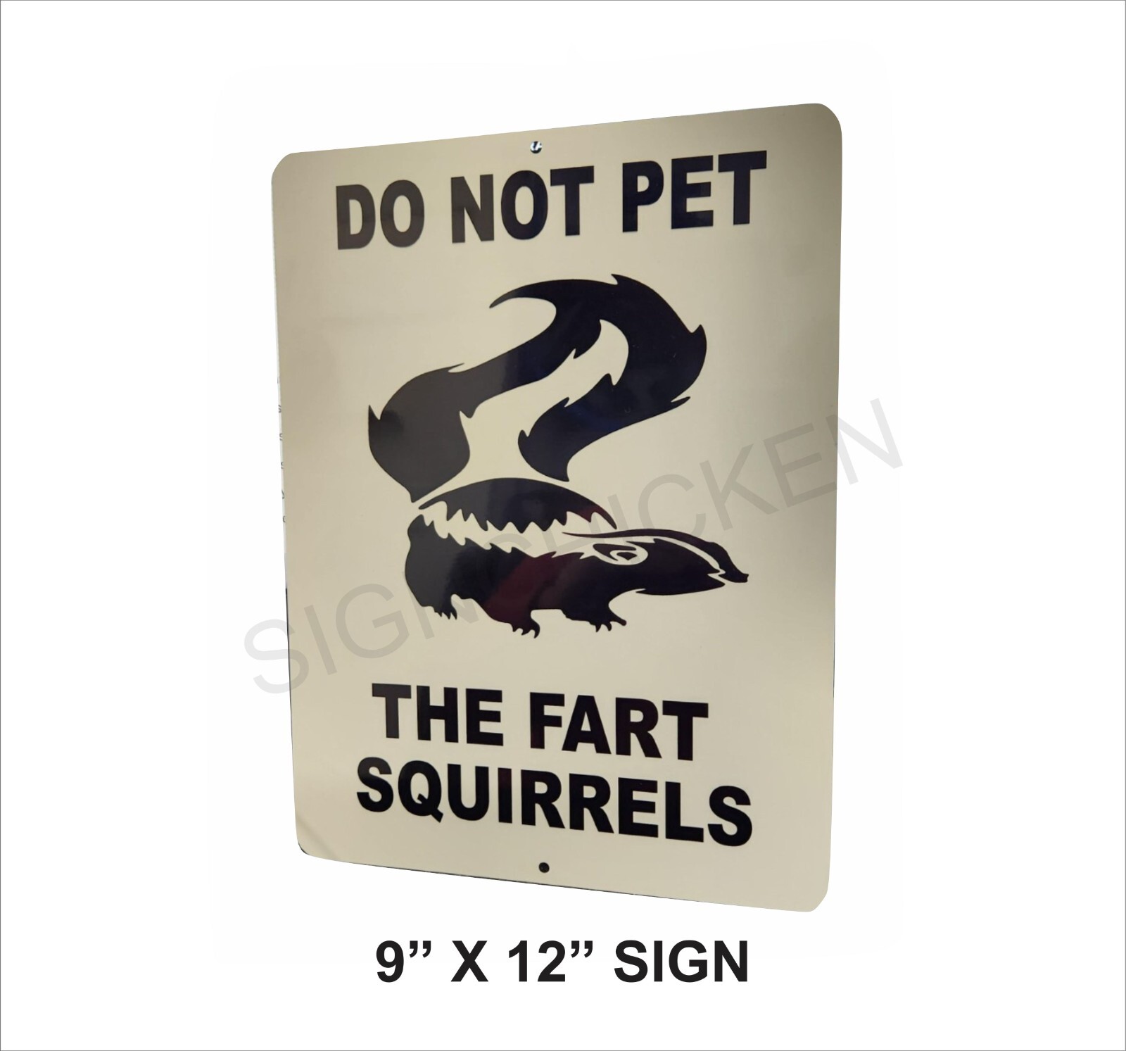 FART SQUIRRELS, SKUNK WARNING SIGN, hiking, outdoor signs, camping ...