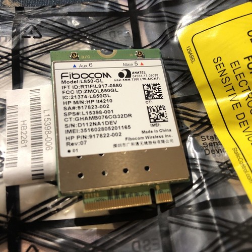 HP WWAN Card It4210 LTE M.2 Fibocom L850-gl L15398-001 for sale online ...