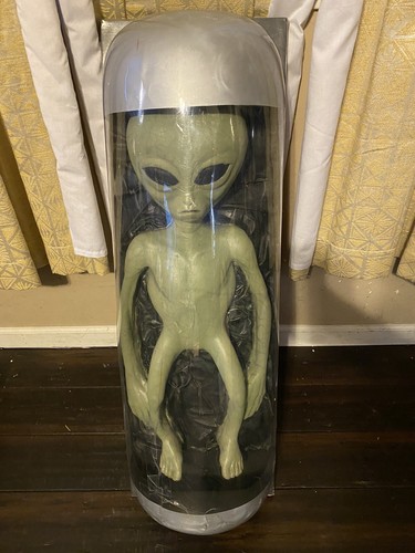 Vintage Alien Test Tube Doll Figure Prop Life Size UFO Martian Area51 ...