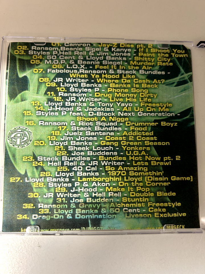 DJ DIGGZ D-BLOCK VS DIPSET VS G-UNIT VS DESERT STORM MIXTAPE MIX CD ...