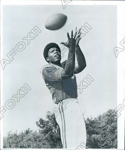 1972 Baltimore Colts Football Player Wide Receiver Eddie Hinton Press ...