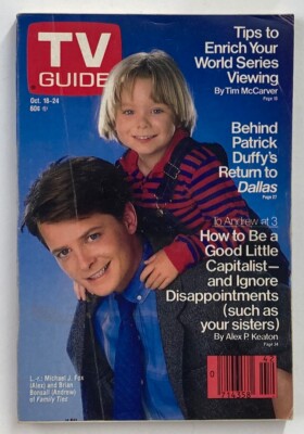 TV Guide Magazine October 18 1986 Brian Bonsall N.Y. Metro Ed. No Label ...