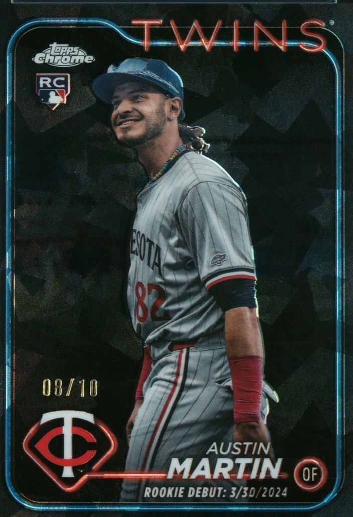 2024 Topps Chrome Update Series Sapphire Edition - Rookie Debut Austin ...