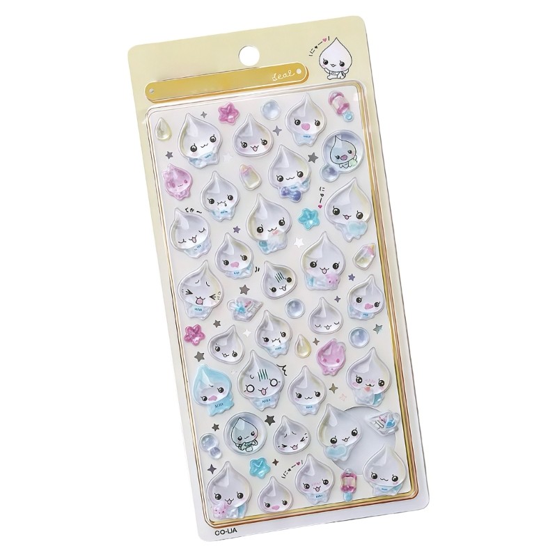 Handcraft Sticker Reusing Tiny Patches for Water Bottle, Notebook ...