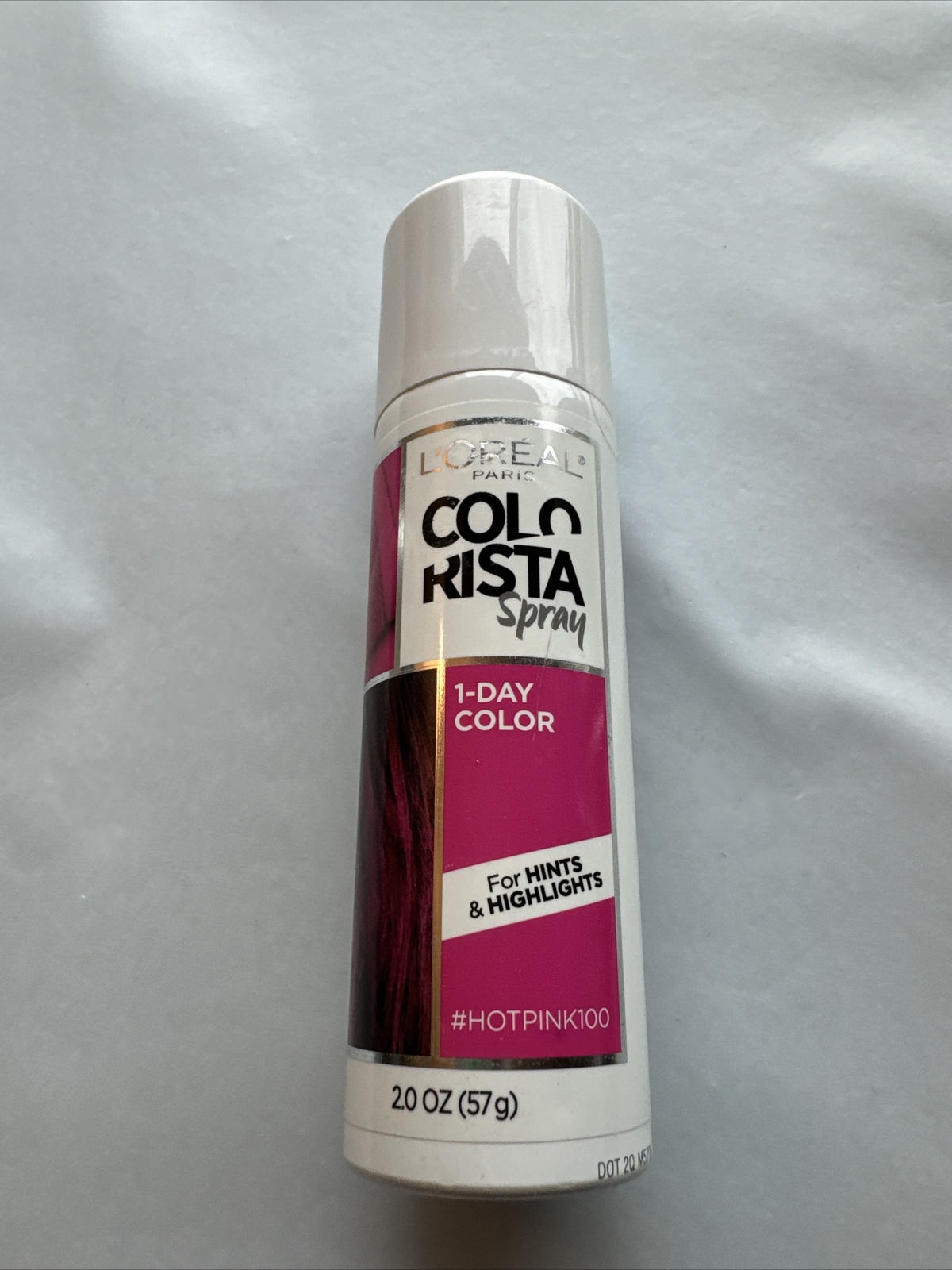 L'oreal Colo-Rista Spray 1 Day Color Highlights Hints Hot Pink 2.0 Oz ...