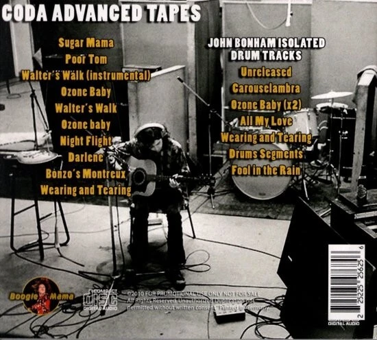 Advance Tapes Led Zeppelin Coda Cd Cover