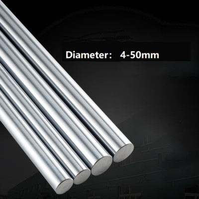 4mm - 50mm Diameter Rods Linear Shaft Chrome Plated Round Bar 3D ...