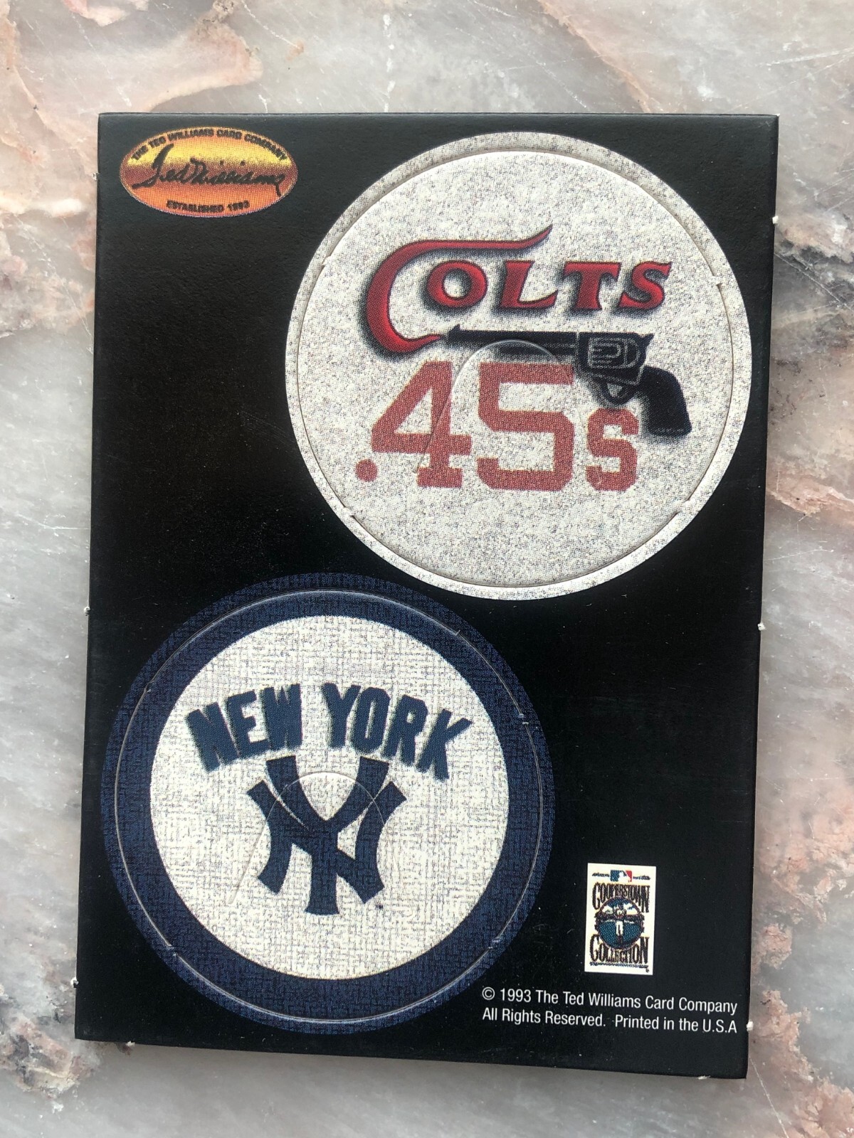 1993 Ted Williams Card Company Pogs Houston Colt 45s New York Yankees ...