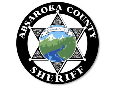 3x3 inch BLACK Color Round - Absaroka County Sheriff Sticker (tv walt ...