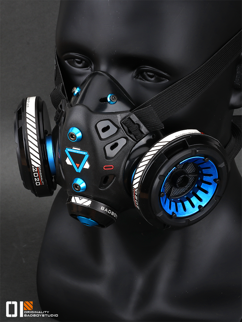 Cyberpunk Respirator Beautiful Abstract Cyberpunk Gas Mask, Filtered
