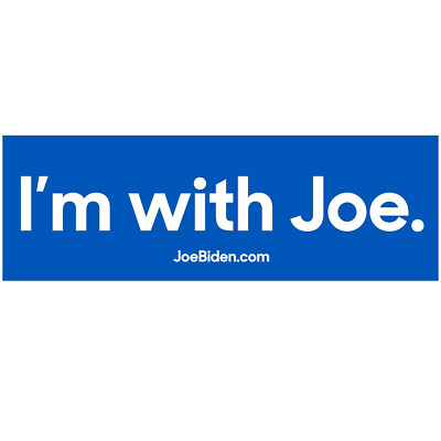 I'm with Joe Biden for President Campaign Democratic Bumper Stickers ...