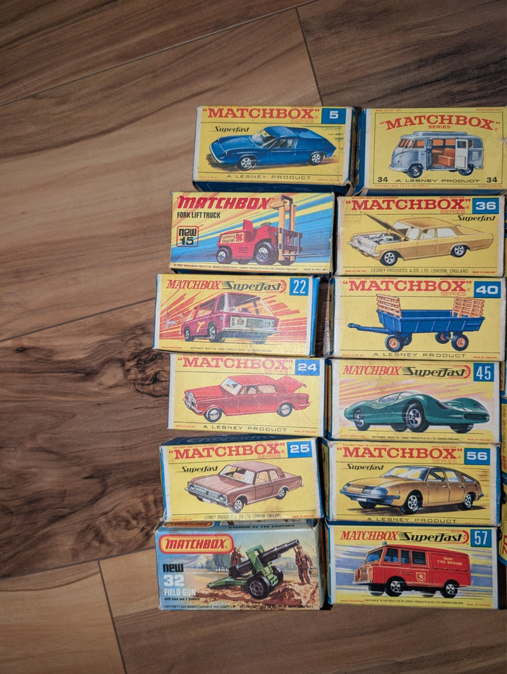 17 Lesney Matchbox Collection - Unopened - Original A4 Boxes ...