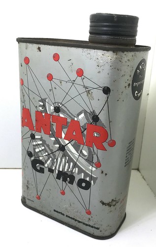 BIDON D'HUILE ANCIEN ANTAR G-MO | eBay