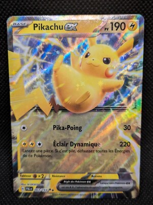 Carte Pokemon PIKACHU EX Français - EV2 PAL FR - 063/193 - Neuf | eBay
