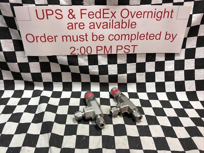 NUPRO High Pressure Proportional Relief Valve, SS-4R3A, SS4R3A, LOT OF ...