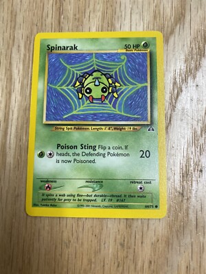 2001 Pokemon Spinarak Card 64/75 | eBay