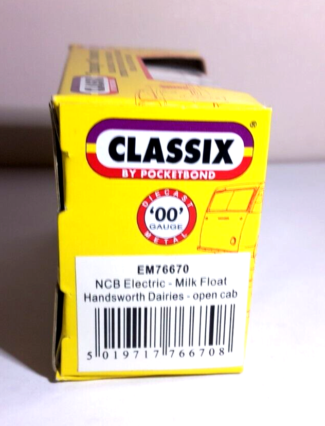 Classix EM76670 NCB Electric Milk Float Handsworth Dairies for sale ...