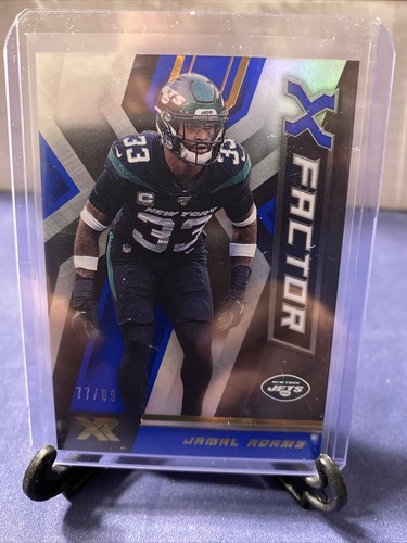 2020 Panini XR BLUE X FACTOR 10 Jamal Adams #D 77/99 - NY NEW YORK JETS ...