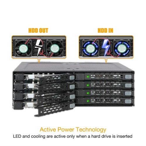 Icy Dock ToughArmor MB998SP-B 8-Bay 2.5" SATA HDD/SSD Backplane Cage ...