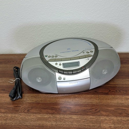Sony CFD-S350 Stereo Boombox Cassette CD Player AM FM Radio CD-R/RW ...