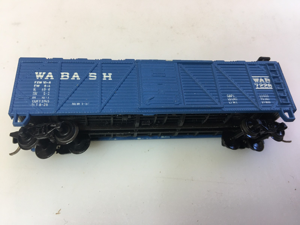 Wabash Box Car WAB 7226 N Scale Trains | eBay