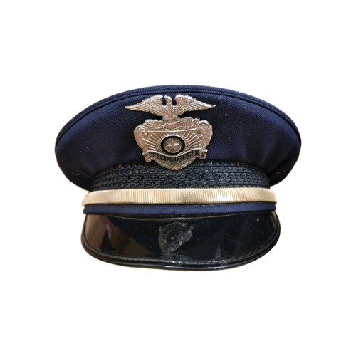 Police Uniform Hat Visor Cap Wool Badge Special Officer Sz 6 3/4 | eBay