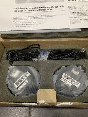 New Cisco Microphone Kit for the Cisco 7936G IP Conference Station (2 ...