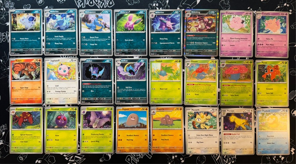 Pokemon S&V 151 Complete Common + Uncommon + Holo Rare Set (All 153 ...