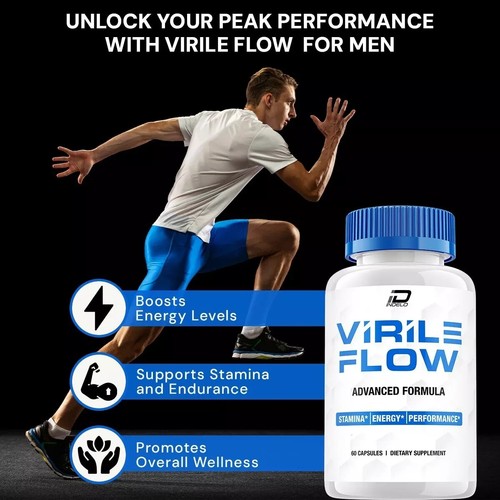 (3 Pack) Virile Flow for Men Capsules – VirileFlow Pills, Virile Flow ...