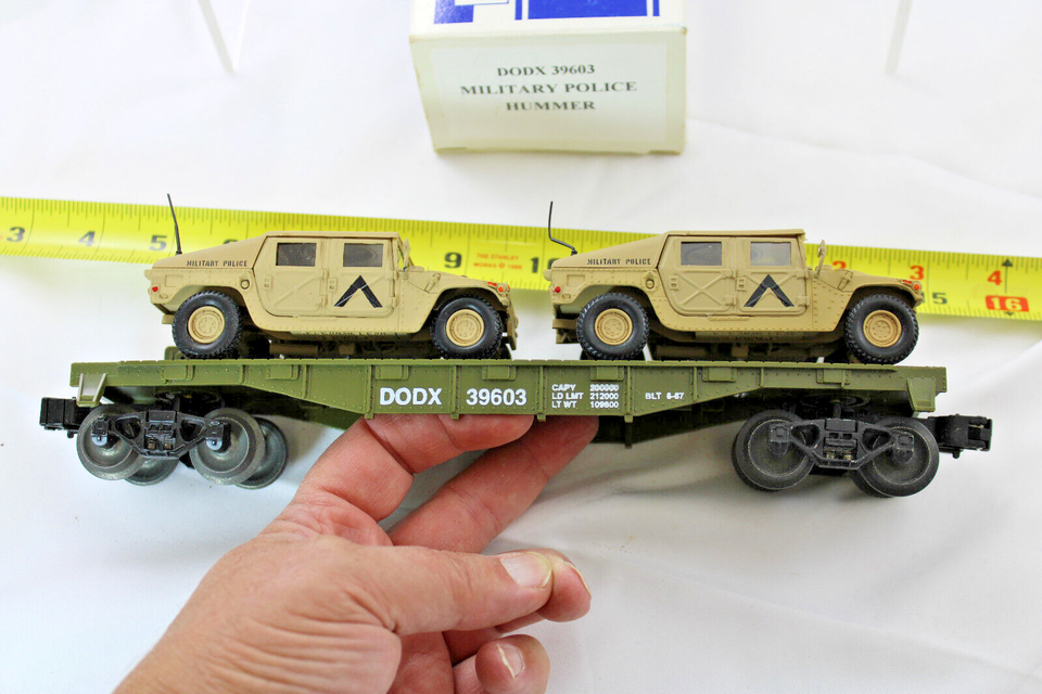 Geller Trains DODX - 39603 - Military Police - Hummer - Lot 2 | eBay