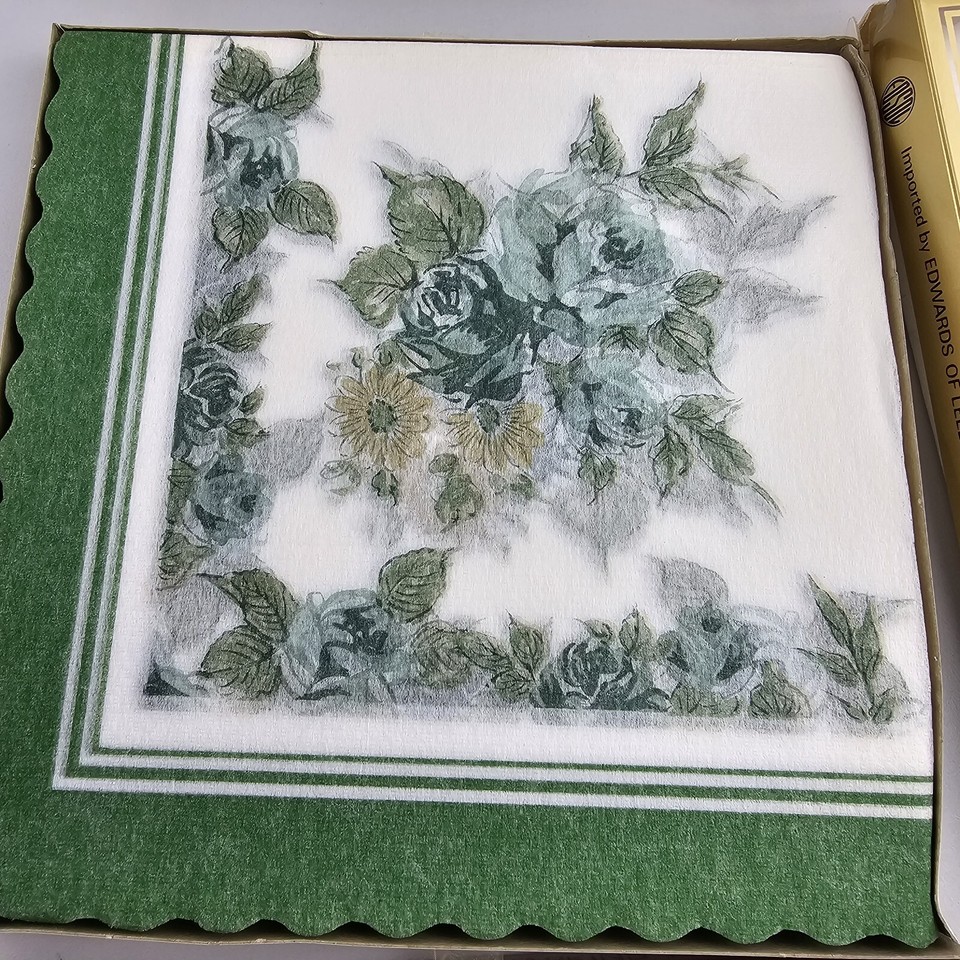 Vintage Lot 160 Japanart Japan Scalloped Square Gossamer Paper Napkins ...