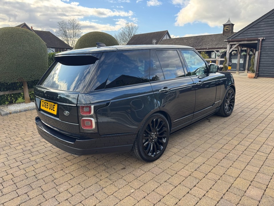 2019 RANGE ROVER AUTOBIOGRAPHY P525 BLACK/BLACK 38K MLS FSH PAN ROOF ...