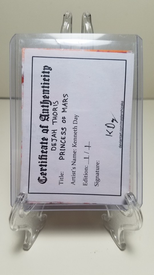 ACEO PSC 8 OOK Sketch Cards Set LOT Edgar Rice Burroughs Collection ...