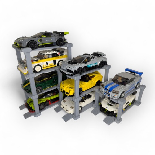 LEGO Speed Champions - Display Stand Car Lift Design Desk / Shelf ...