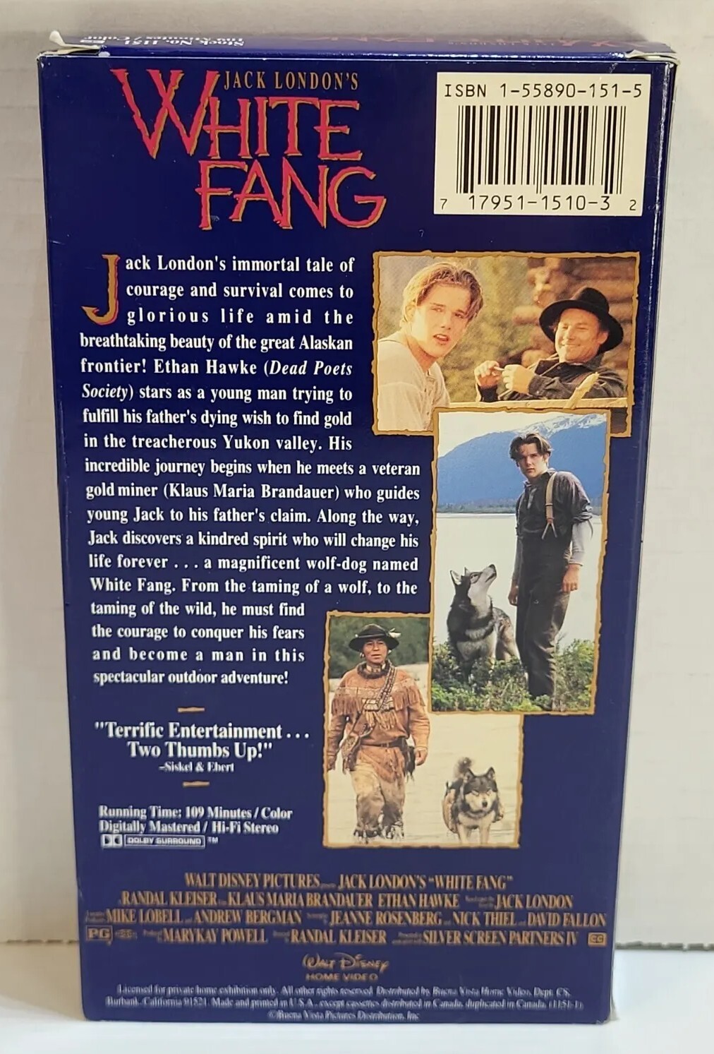White Fang (VHS, 1991) 717951151032| eBay