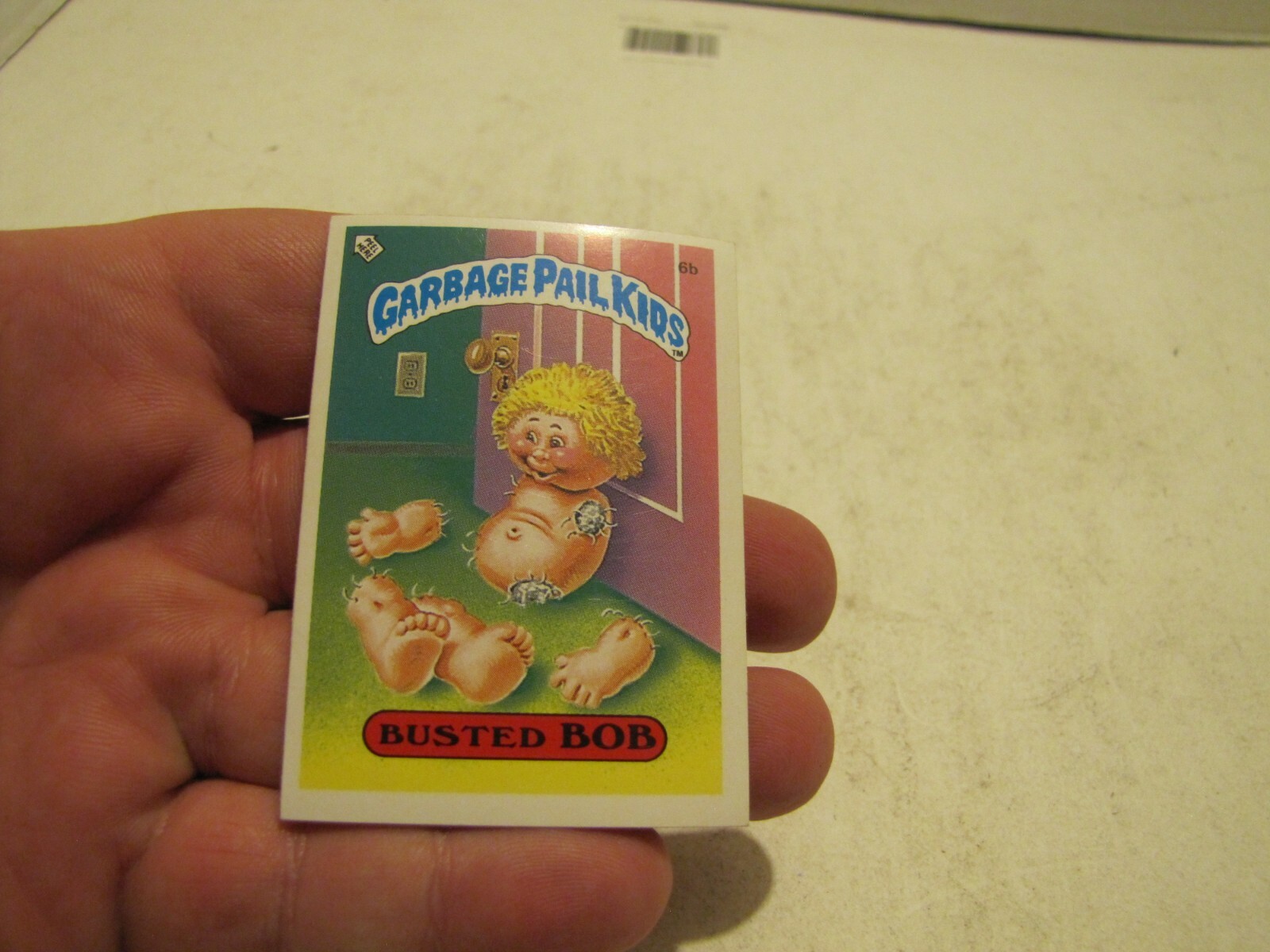 1985 GARBAGE PAIL KIDS GPK SERIES 1 UK MINI SERIES OS1 BUSTED BOB 6B | eBay
