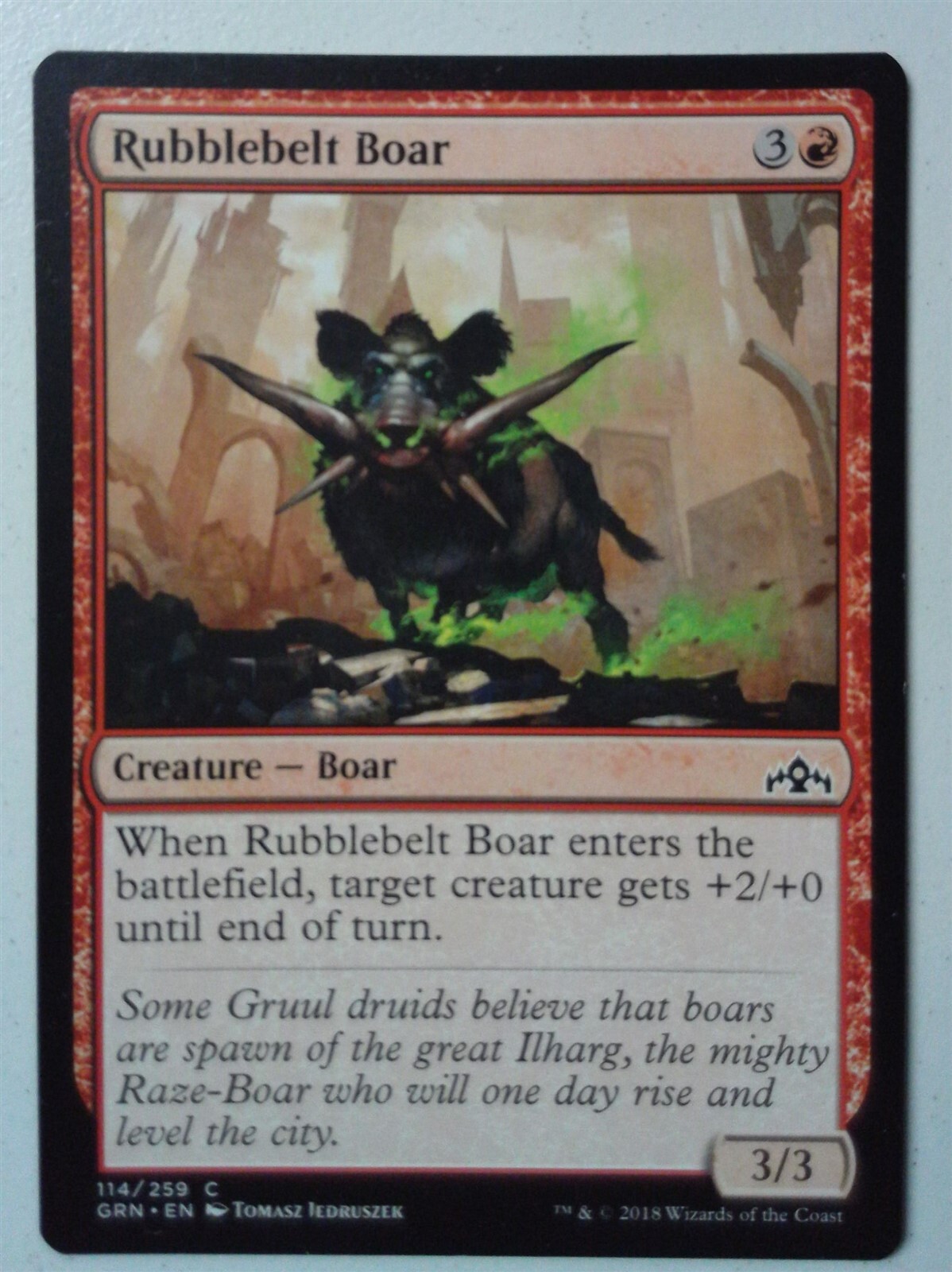 Rubblebelt Boar *PLAYSET* Magic MtG x4 GRN Guilds of Ravnica | eBay