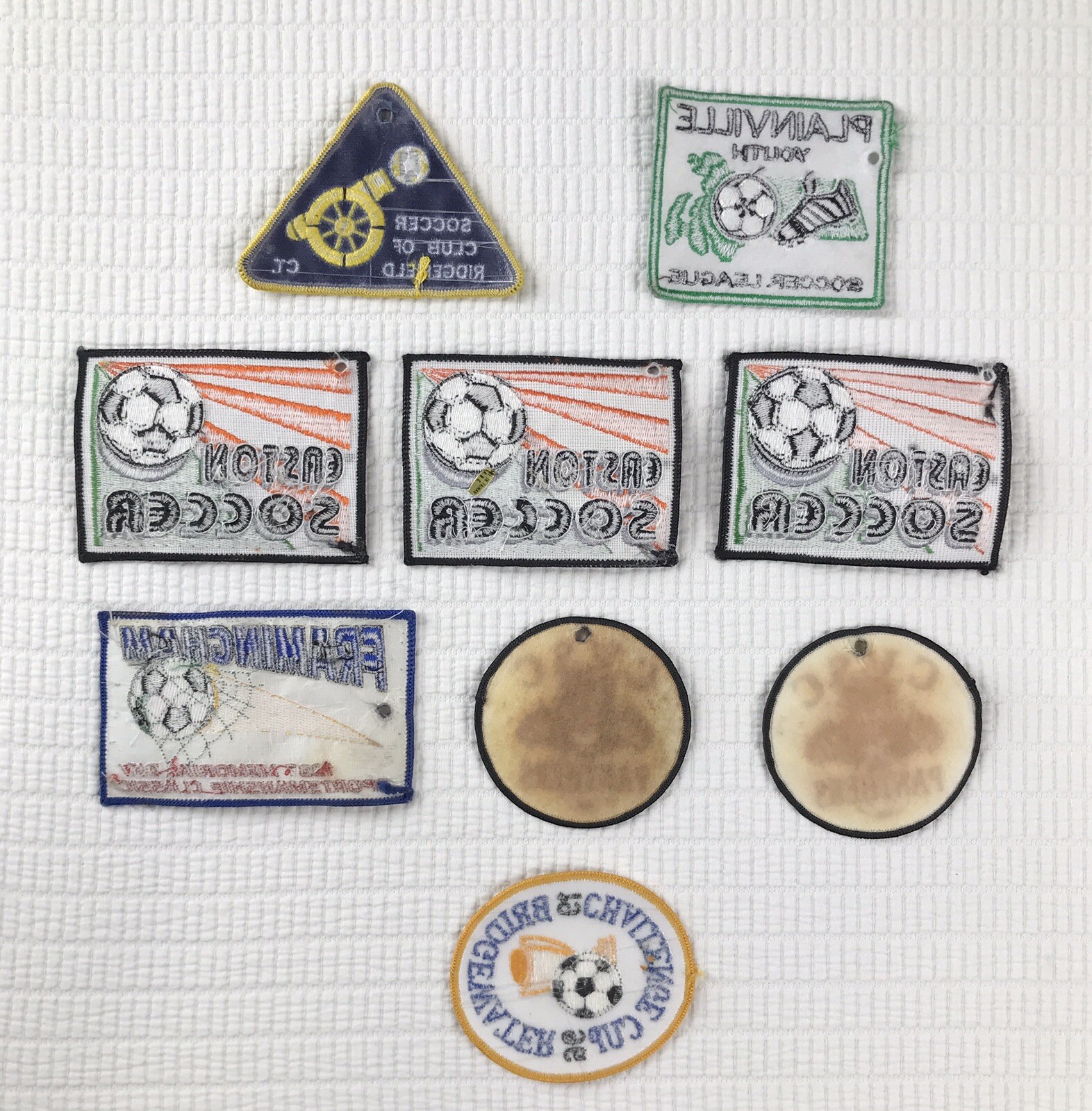 Vintage Massachusetts Youth Soccer Patches 33 Total 2 Medals Tournament ...