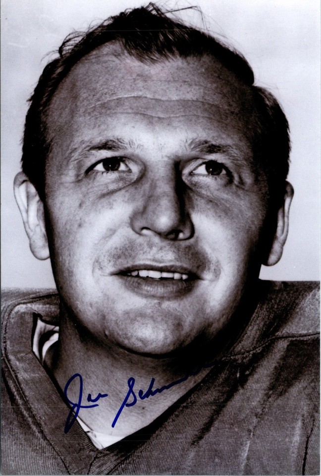 Joe Schmidt New York Jets 4x6 Autograph Photo | eBay