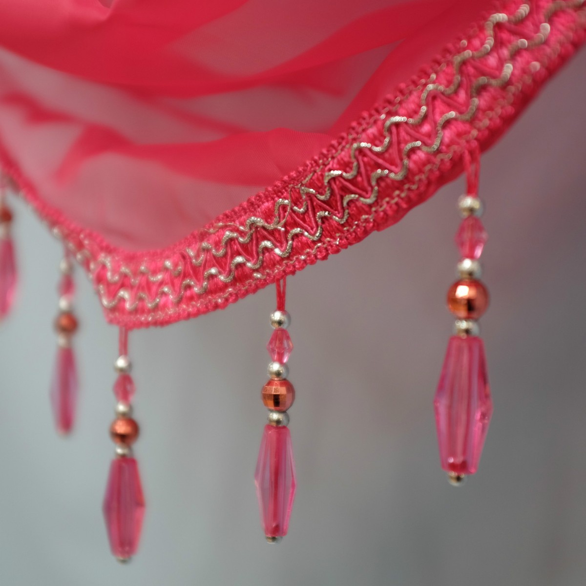 Beaded Fringe Swag Ready Made Black Beaded Fringe Voile Swag Pelmet ...