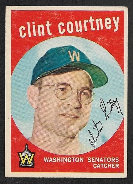 1959 Topps #483, Clint Courtney, EX, *11-Year MLB Player*, + Friendly ...