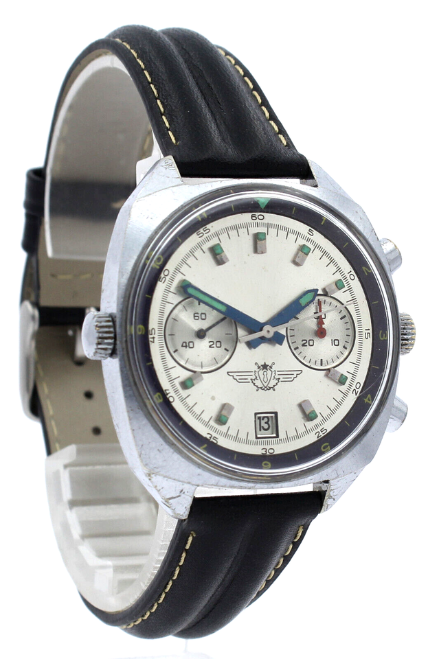 Shturmanskie Vintage USSR Russian Soviet watch Poljot Chronograph 3133 ...