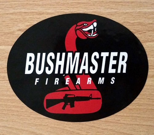 2 TWO BUSHMASTER RIFLE WEAPON 4.5” x 3.75” VINYL DECAL STICKERS & FREE ...
