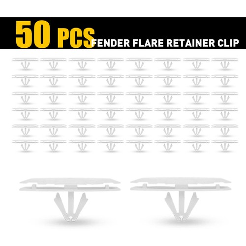 50X Fender Retainer Flare Moulding Clips Kit Mounting For Jeep 18-20 ...