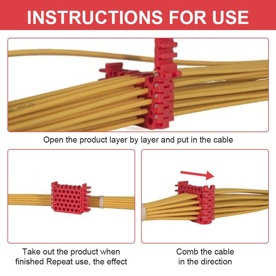 Cat 5/6 Network Cable Comb Machine Wire Harness Arrangement Tidy Tools ...