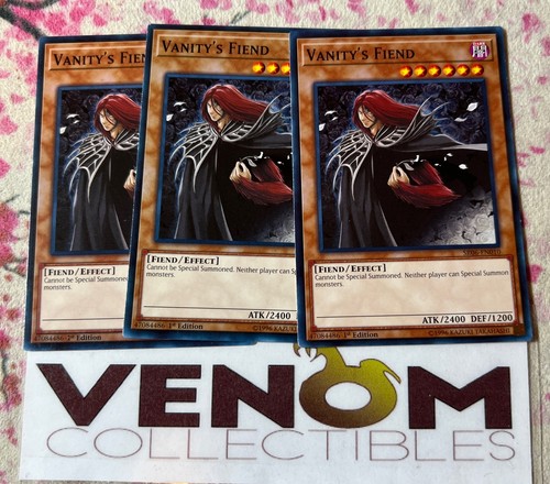 3x (VLP) - Vanity's Fiend - SR06-EN010 - Common - 1st Edition YuGiOh | eBay