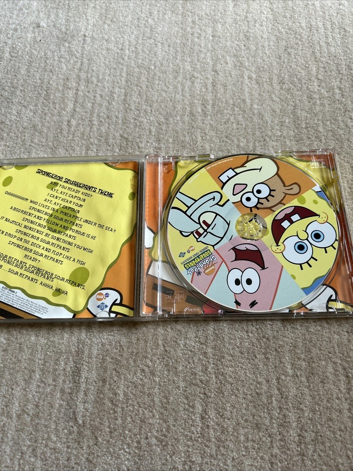 Spongebob Squarepants Original Theme Highlights 2001 Nickelodeon Jive ...