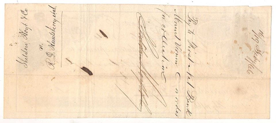 R27c on 1864 promissory note, Mt. Vernon, Ohio, nice vignettes | eBay