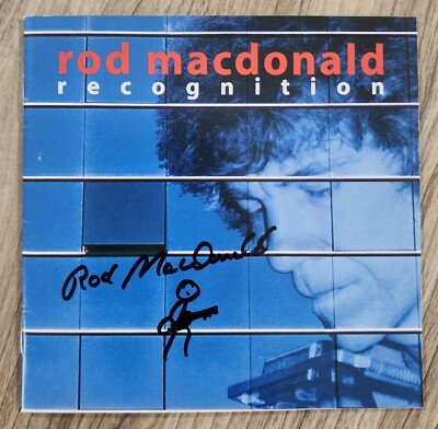 Rod MacDonald Signed Recognition CD Booklet RAD | eBay